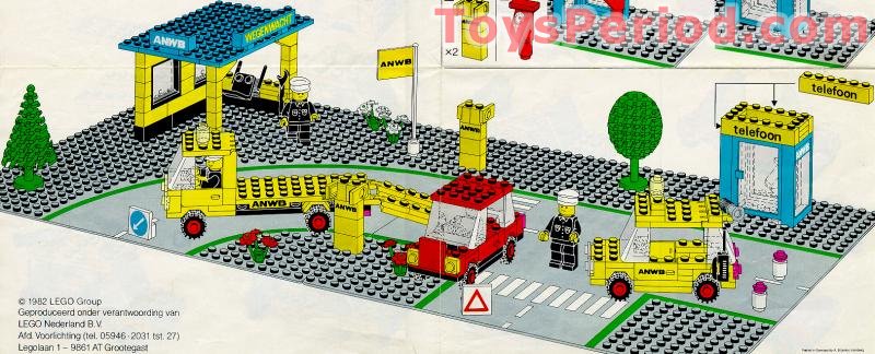 LEGO 1590-2 ANWB Promotional Set, Breakdown Assistance Instructions and ...
