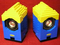 Audio - BrickSpeak LEGO Brick Speakers Audiophile Sound Art One Pair