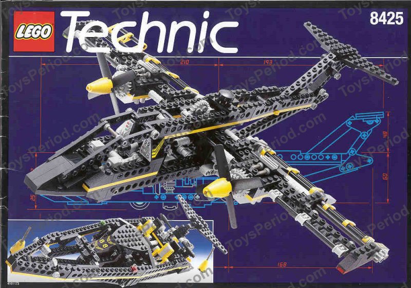 LEGO 8425 Black Hawk Instructions and Parts List