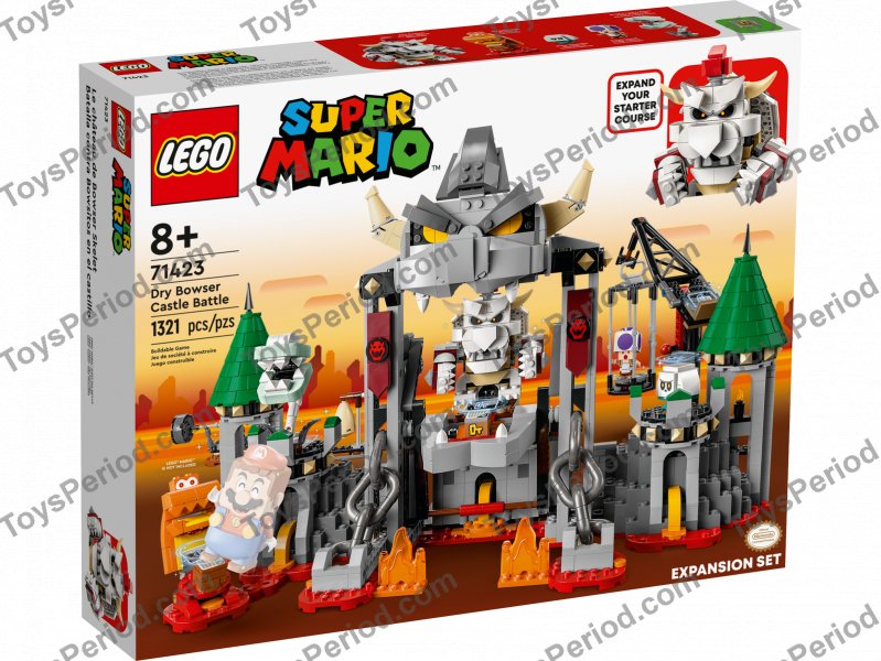 LEGO 71423 Dry Bowser Castle Battle - Expansion Set Parts List