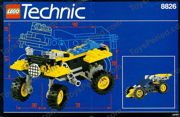 LEGO 8826 Atx Sport Cycle Instructions and Parts List