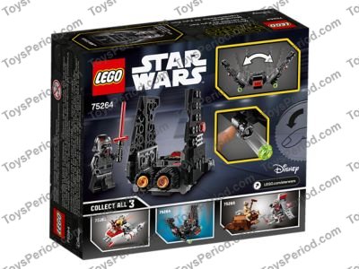LEGO 75264 Kylo Ren's Shuttle Microfighter Set Parts List