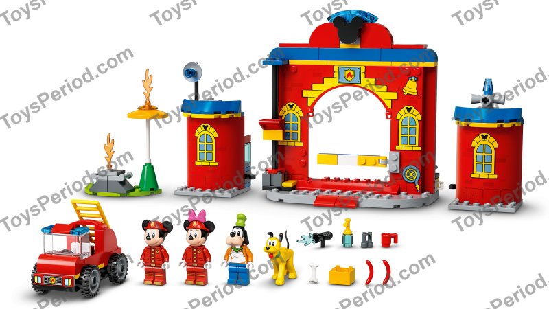 LEGO 10776 Mickey & Friends Fire Truck & Station Set Parts List