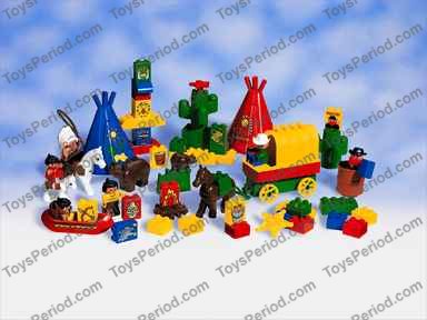 LEGO 2438 Large Native American Village Set Parts List