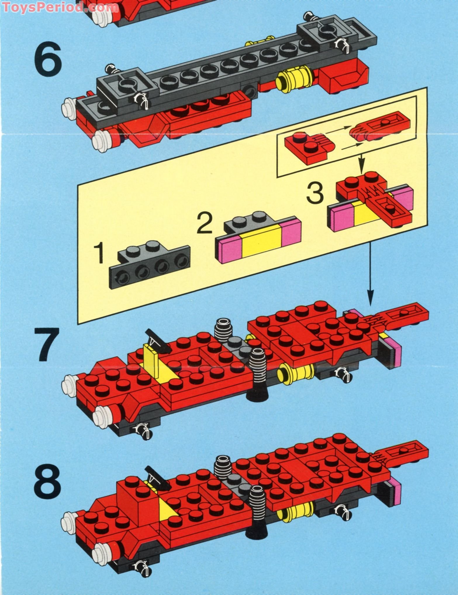 LEGO 6674 Tow Truck Instructions and Parts List