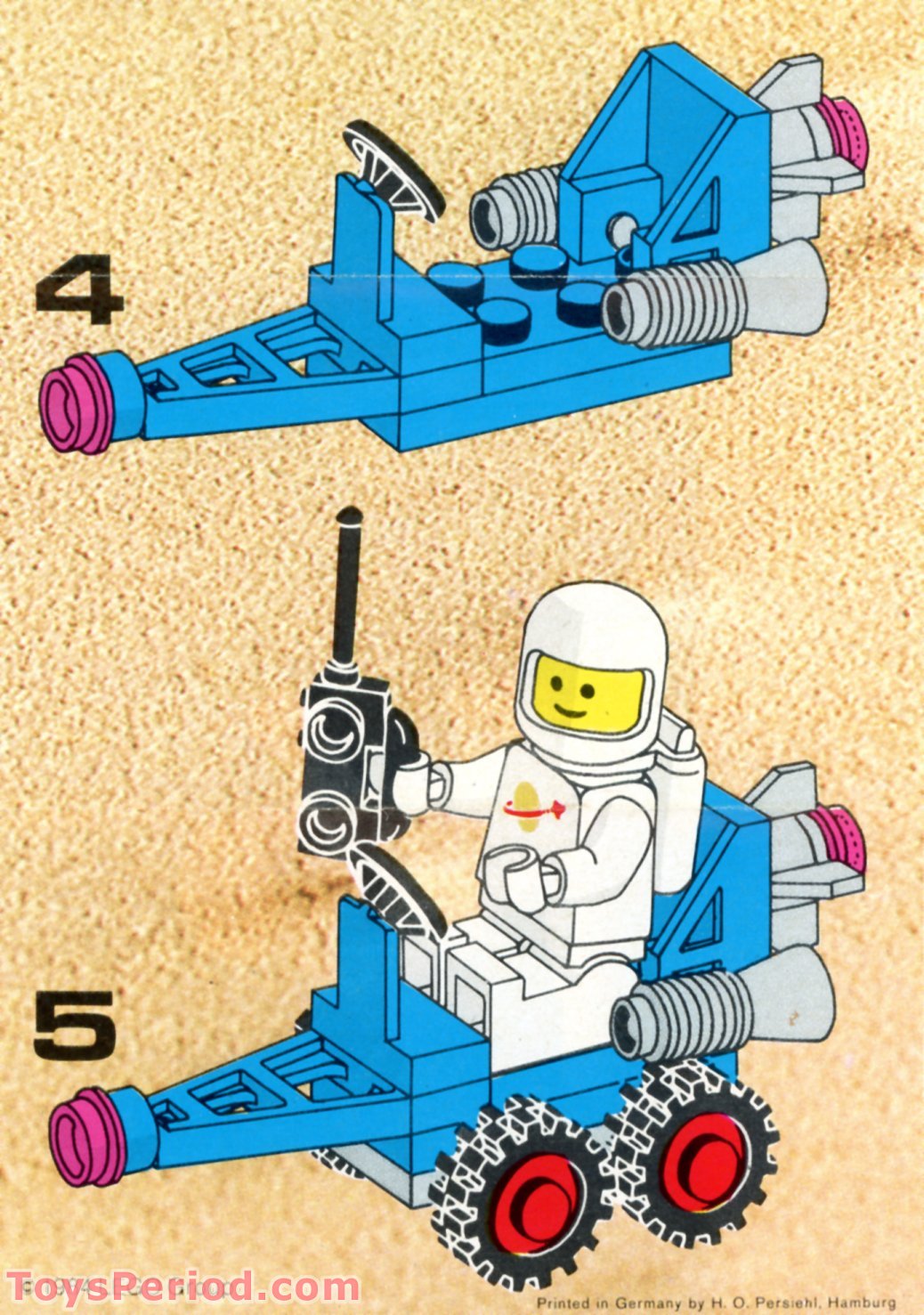 LEGO 6804 Surface Rover Instructions and Parts List
