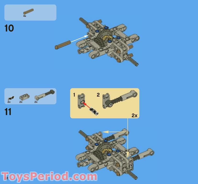 LEGO 8081 Extreme Cruiser Instructions and Parts List