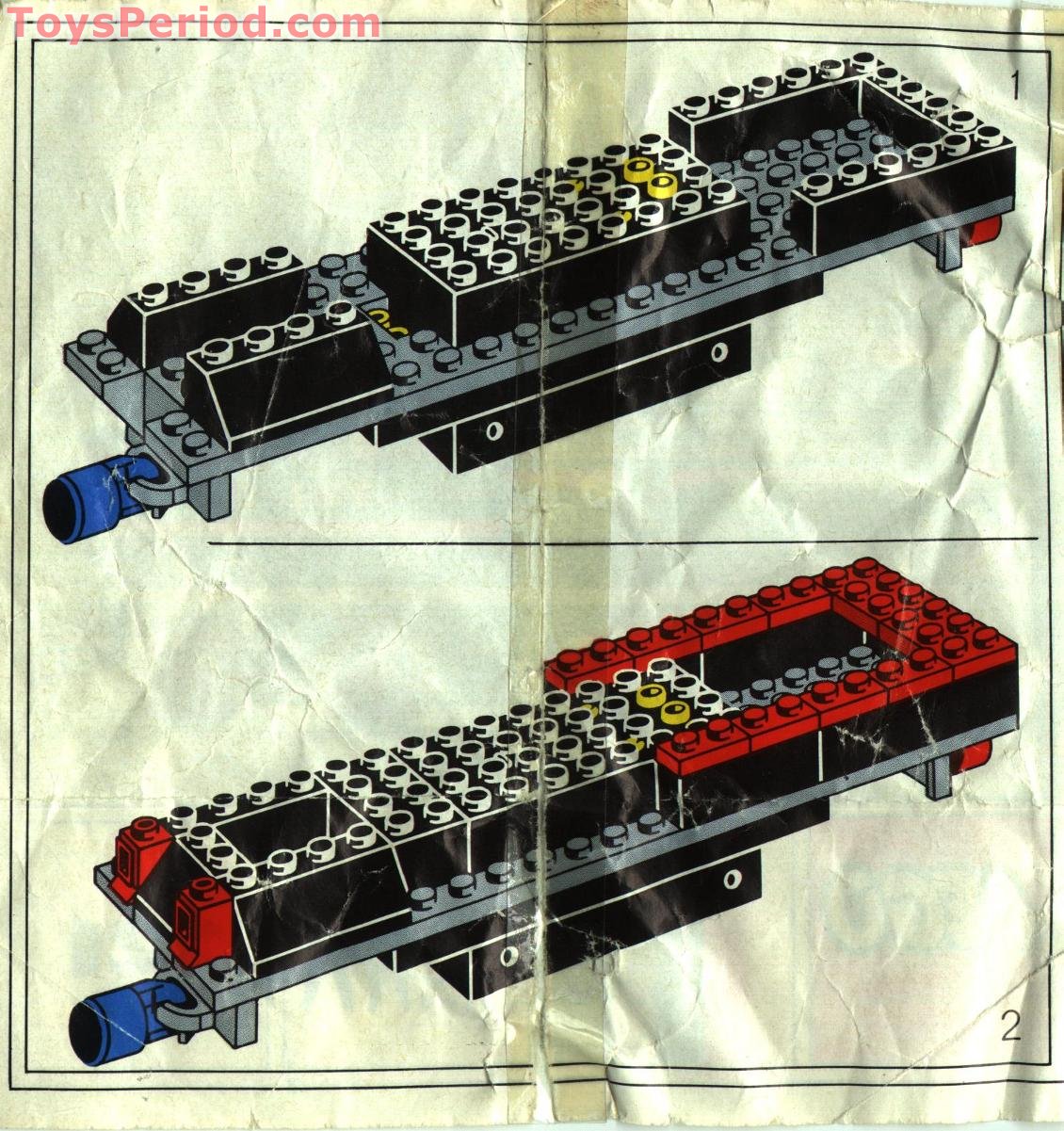 LEGO 721 Steam Locomotive Instructions and Parts List