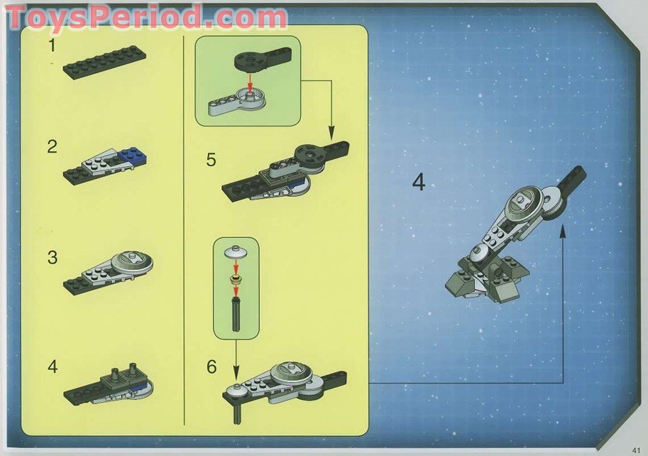 LEGO 4482 AT-TE Instructions and Parts List