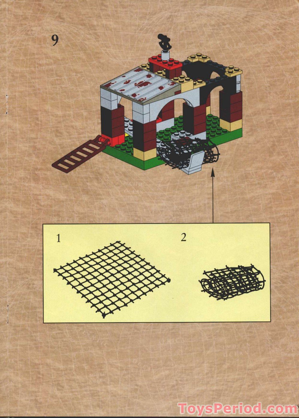LEGO 5987 Dino Research Compound Instructions and Parts List