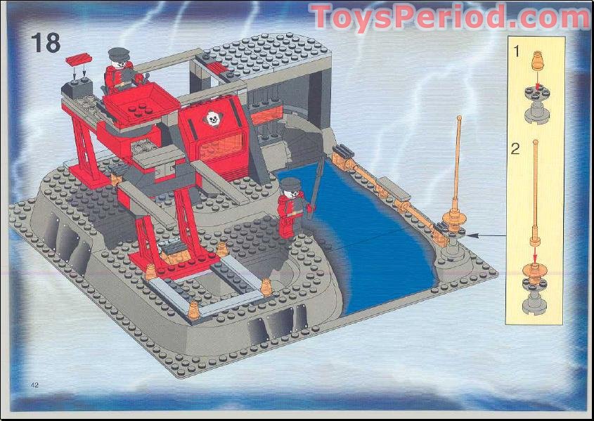 LEGO 6776 Ogel Control Center Instructions and Parts List