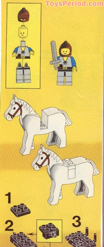 LEGO 6010 Supply Wagon Instructions and Parts List