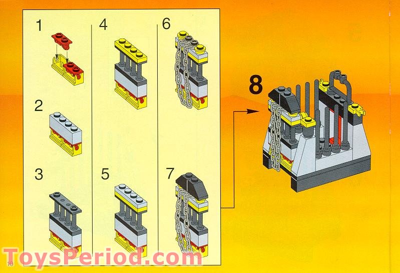 LEGO 6099 Traitor Transport (with Cave) Instructions and Parts List