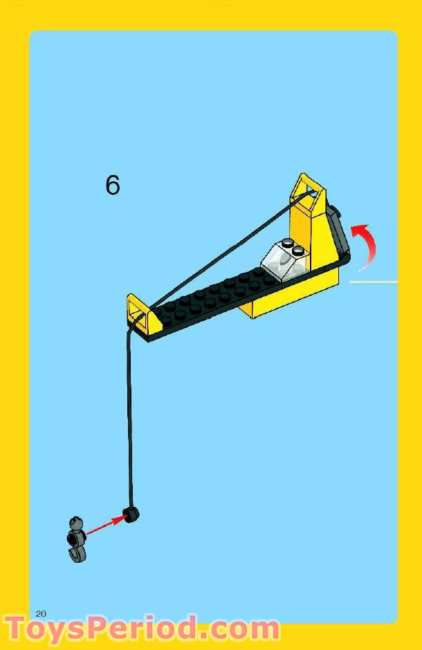 LEGO 6186 Build Your Own LEGO Harbor Instructions and Parts List