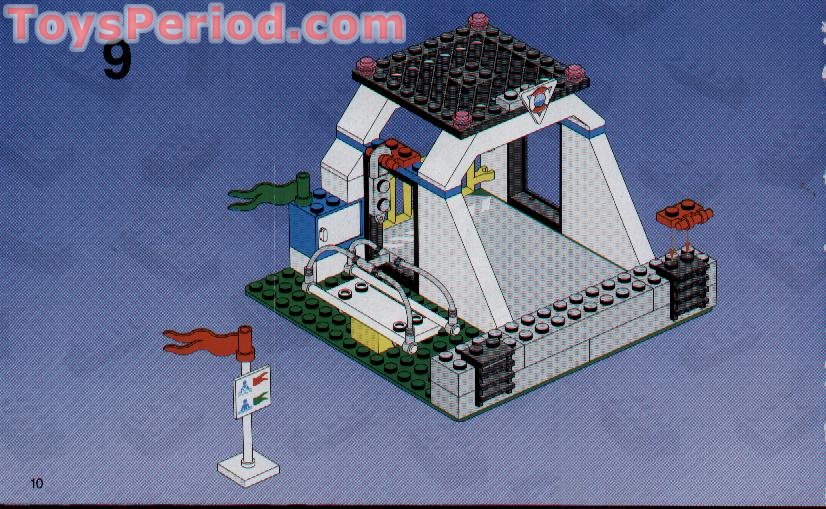 LEGO 6435 Coast Guard Hq Instructions and Parts List