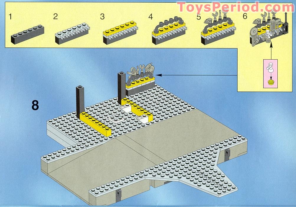 LEGO 6479 Emergency Response Center Instructions and Parts List
