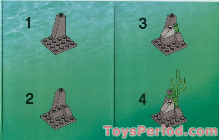 LEGO 7770 Deep Sea Treasure Hunter Instructions and Parts List