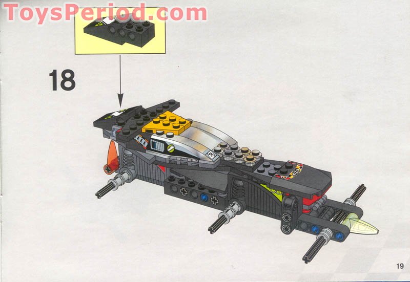 LEGO 8648 Buzz Saw Instructions and Parts List