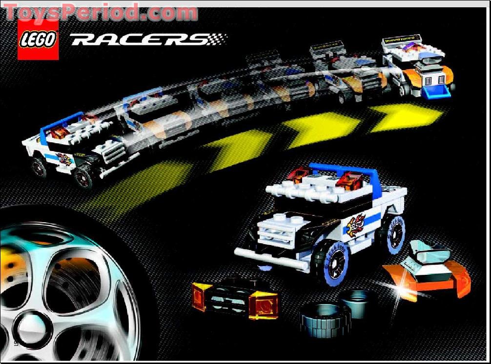 LEGO 8681 Tuner Garage Instructions and Parts List