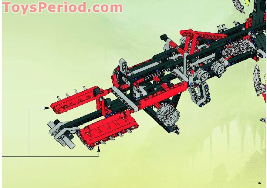 LEGO 8943 Axalara T9 Instructions and Parts List
