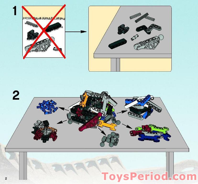 LEGO 8992 Cendox V1 Instructions and Parts List