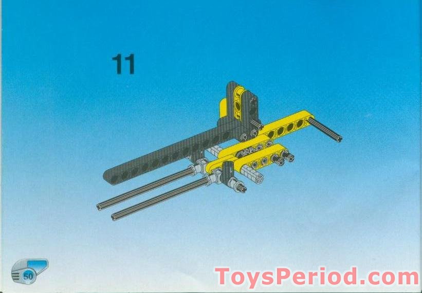 LEGO 8240 Slammer Stunt Bike Instructions and Parts List