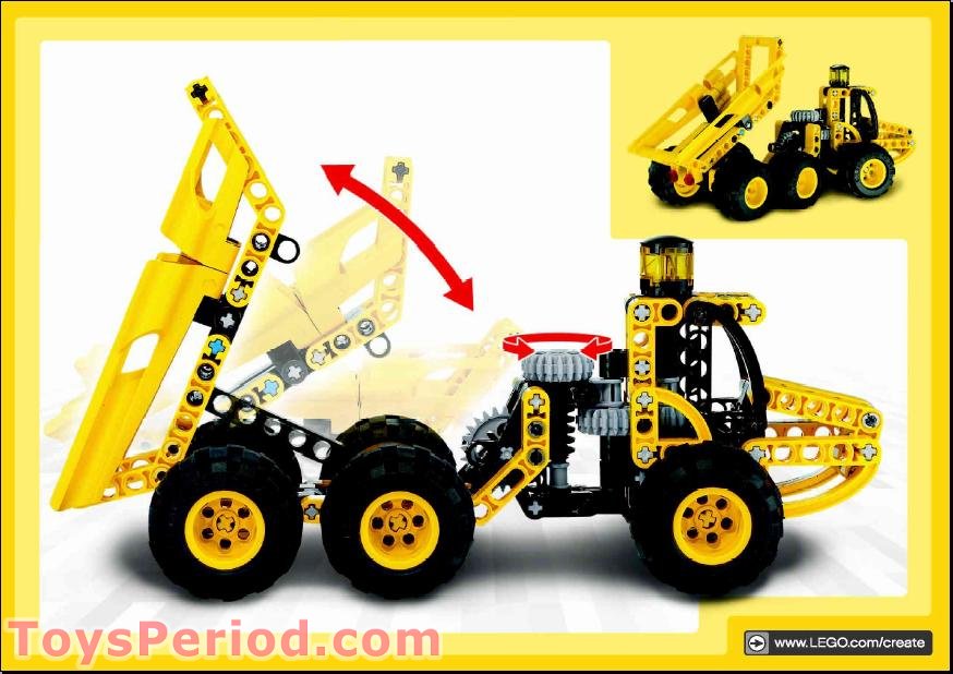 Lego Technic 8451 Dump Truck Lego Speed Build Review