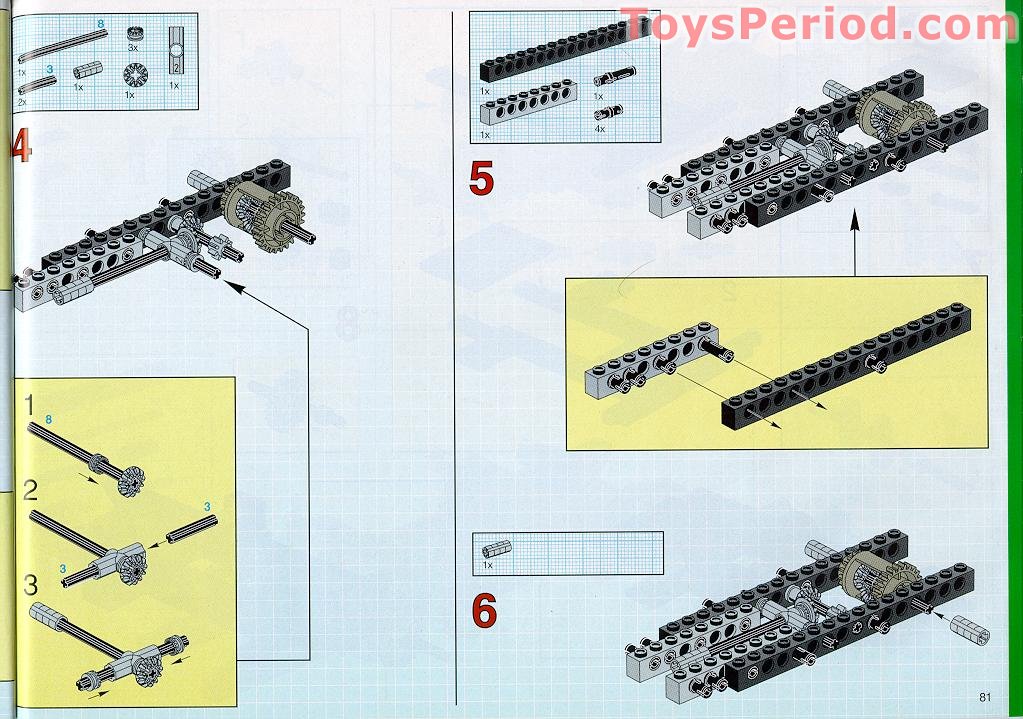 LEGO 8479 Barcode Multi-Set Instructions and Parts List