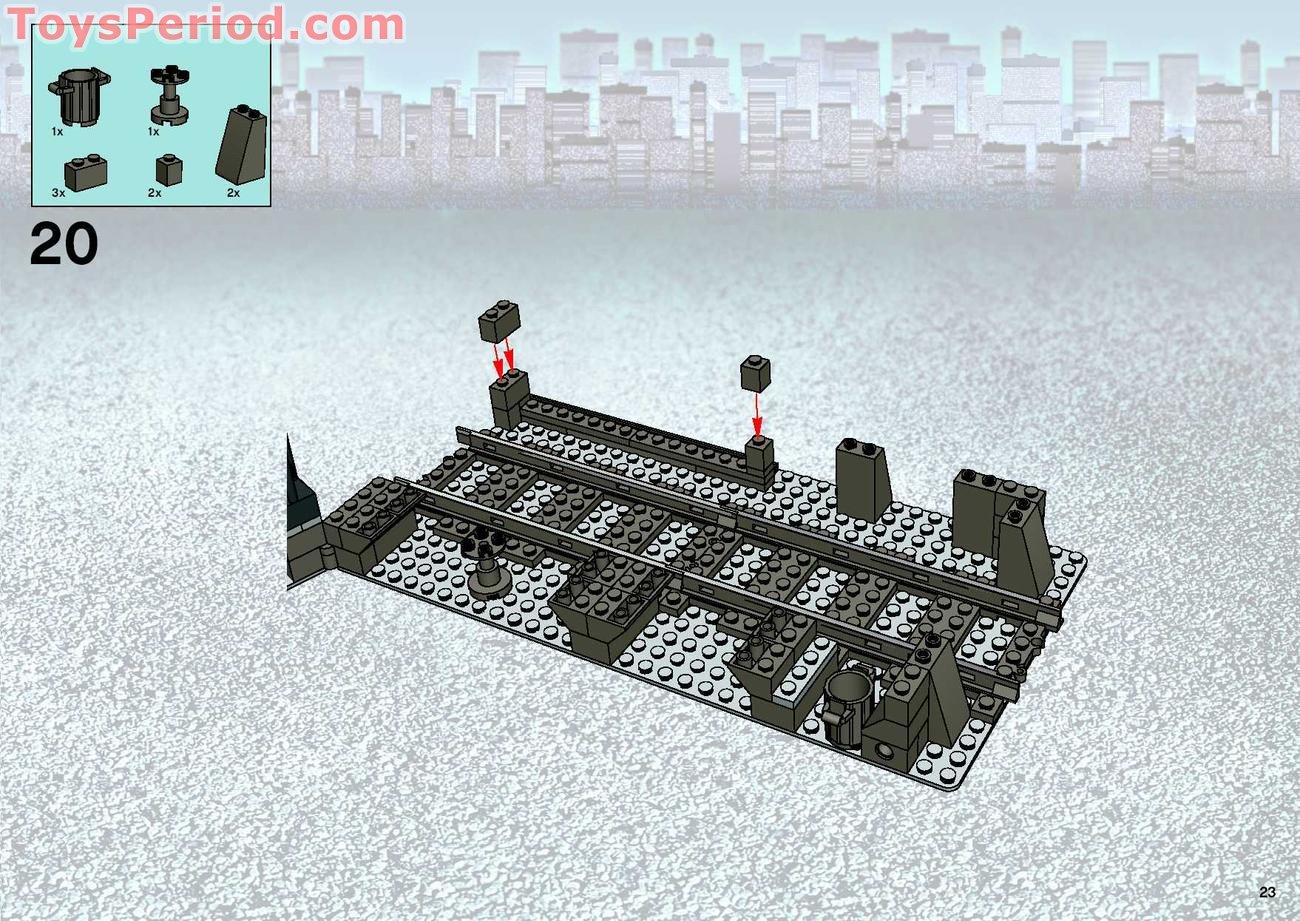 LEGO 10027 Train Engine Shed Instructions and Parts List