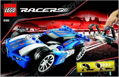 LEGO 8163 Blue Sprinter Instructions and Parts List
