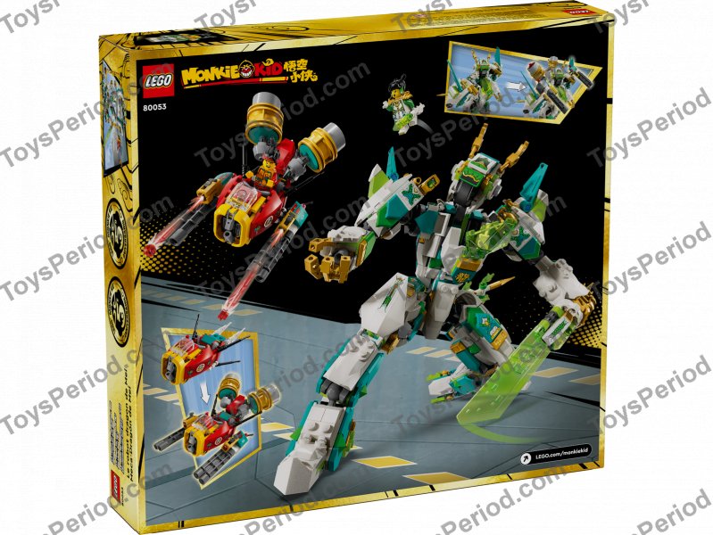 LEGO 80053 Mei's Dragon Mech Set Parts List