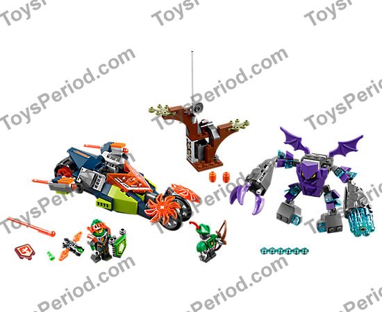 LEGO 70358 Aaron's Stone Destroyer Set Parts List