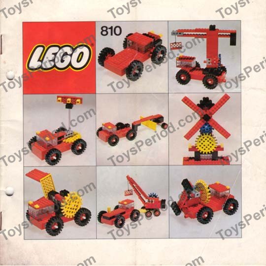 LEGO 810-3 Gear Truck Set Instructions and Parts List