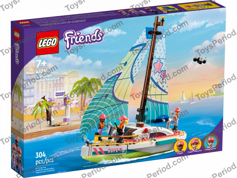 LEGO 41716 Stephanie's Sailing Adventure Set Parts List