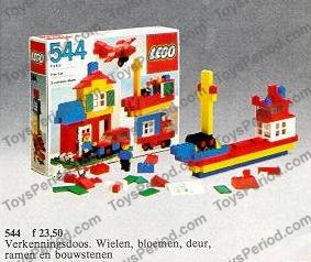 LEGO 544 Universal Building Set Instructions and Parts List