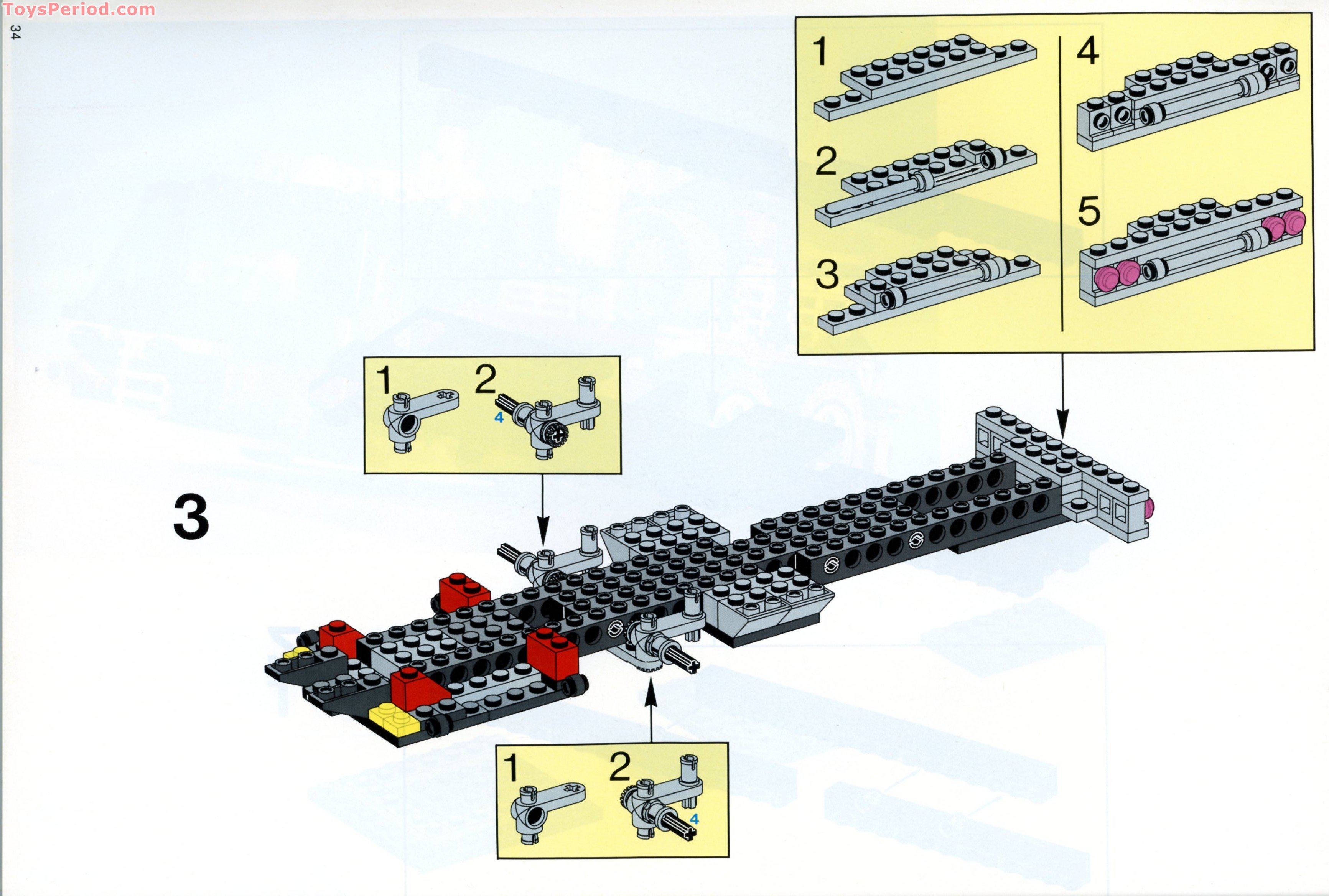 LEGO 5590 Whirl and Wheel Super Truck Instructions and Parts List