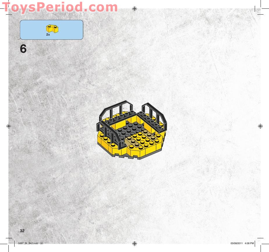 LEGO 5887 Dino Defense HQ Instructions and Parts List