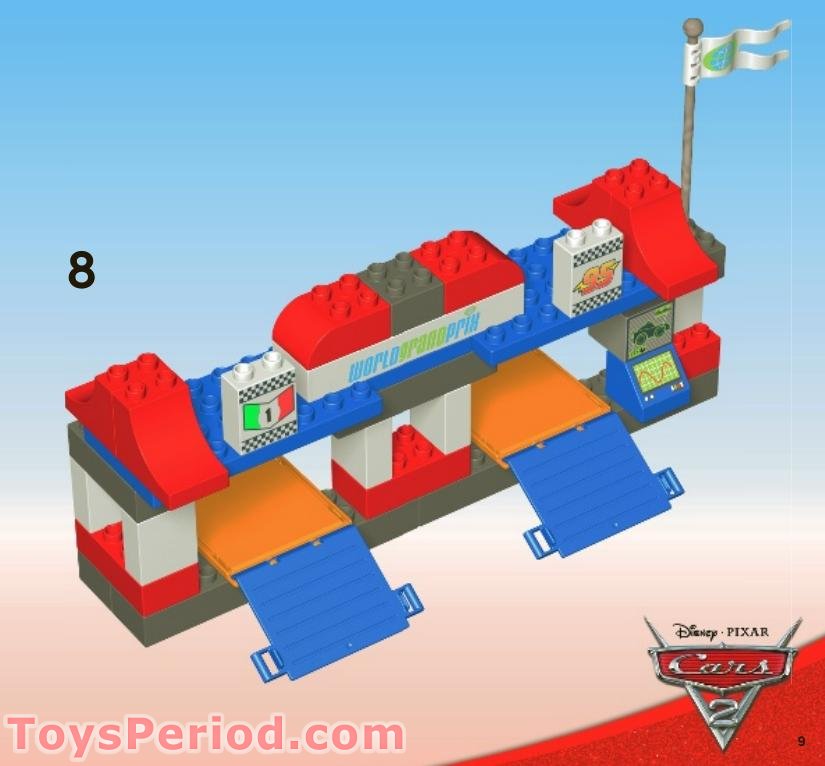 LEGO 5829 The Pit Stop Instructions and Parts List