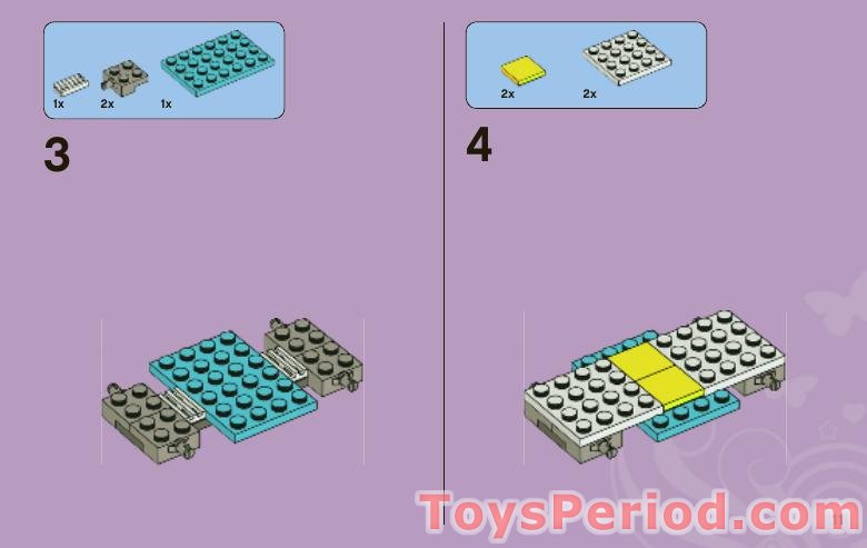 LEGO 3183 Stephanie's Cool Convertible Instructions and Parts List