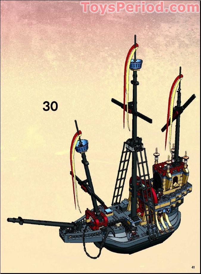 LEGO 4768-1 The Durmstrang Ship Instructions and Parts List
