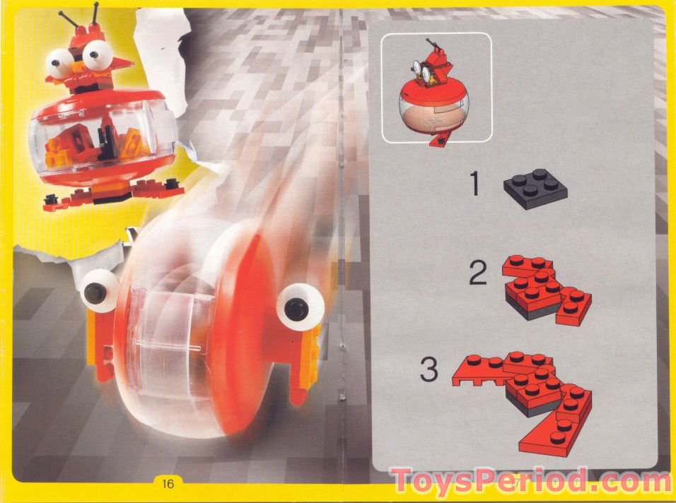LEGO 4349-1 Wild Pod Instructions and Parts List