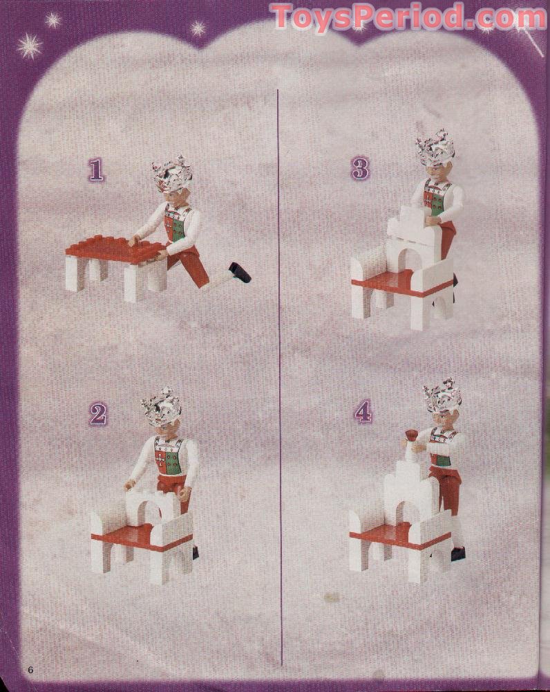 LEGO 5808 The Enchanted Palace Instructions and Parts List