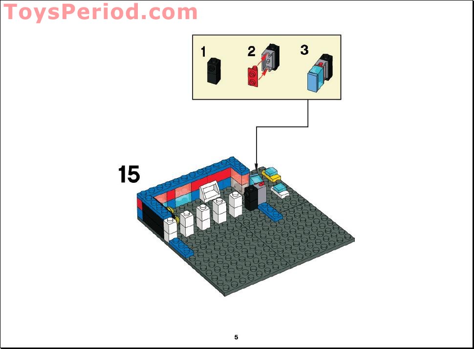 LEGO 5524 Airport Instructions and Parts List