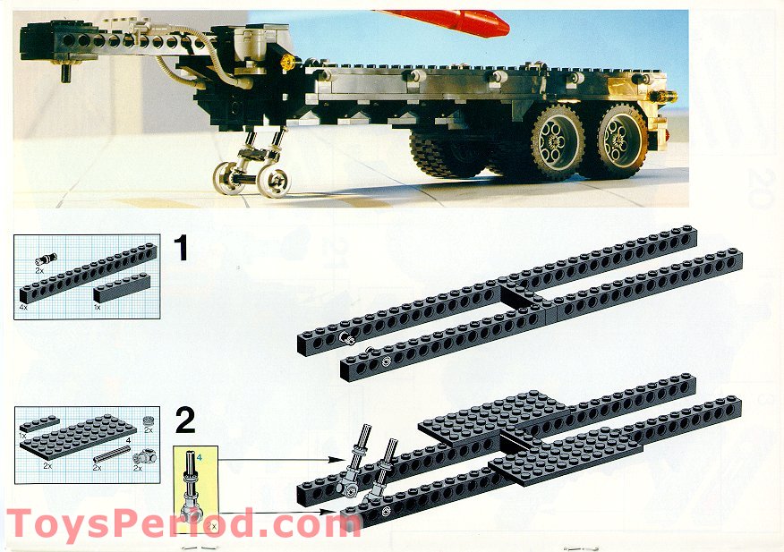 LEGO 5590 Whirl and Wheel Super Truck Instructions and Parts List