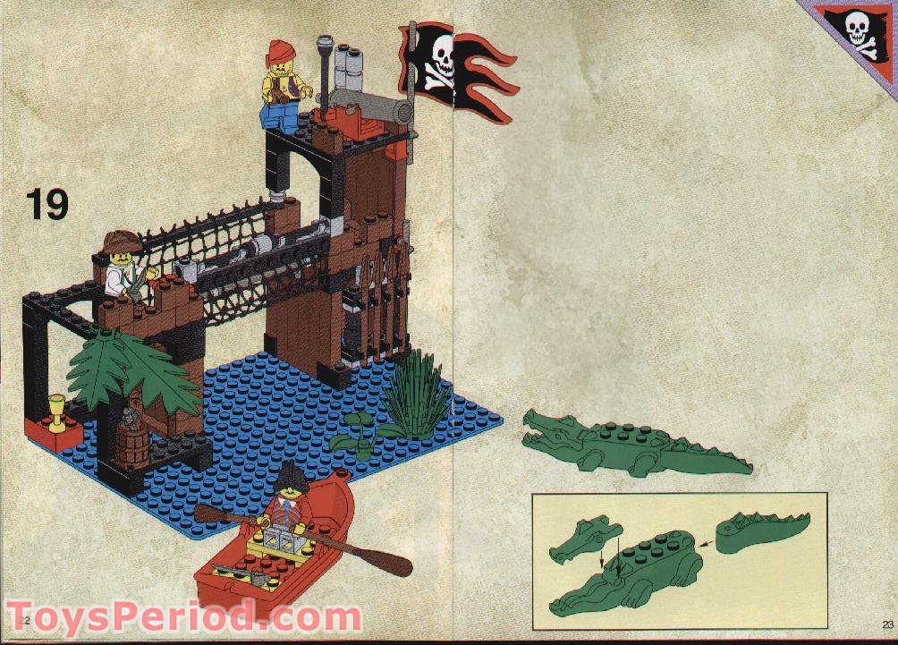 LEGO 6249 Pirates Ambush Instructions and Parts List