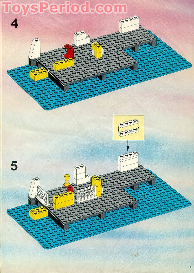 LEGO 6267 Lagoon Lock-Up Instructions and Parts List