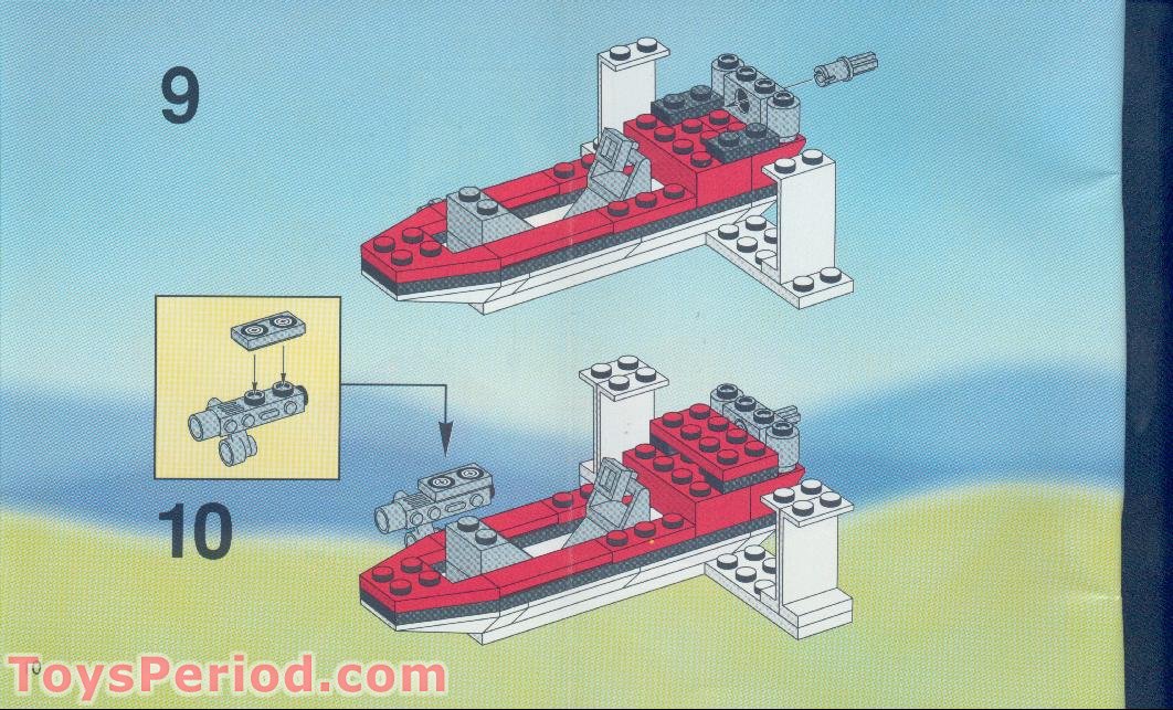 LEGO 6341 Gas 'n' Go Flyer Instructions and Parts List
