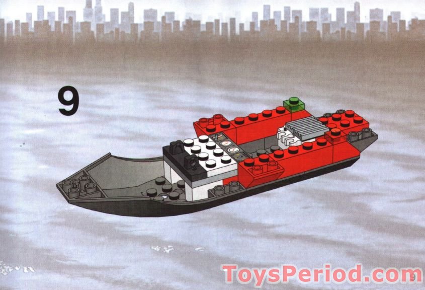 LEGO 7043 Firefighter Instructions and Parts List