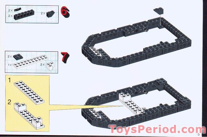 LEGO 8824 Hovercraft Instructions and Parts List