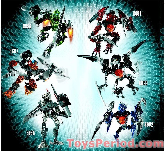 LEGO 8953 Makuta Icarax Instructions and Parts List